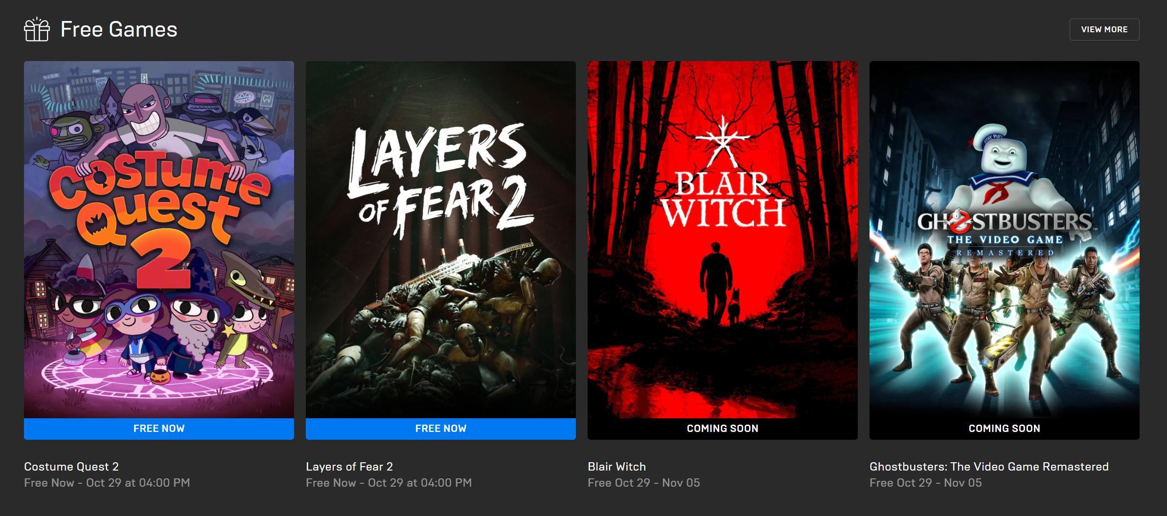 Grab Costume Quest 2 and Layers of Fear 2 for free on EGS now