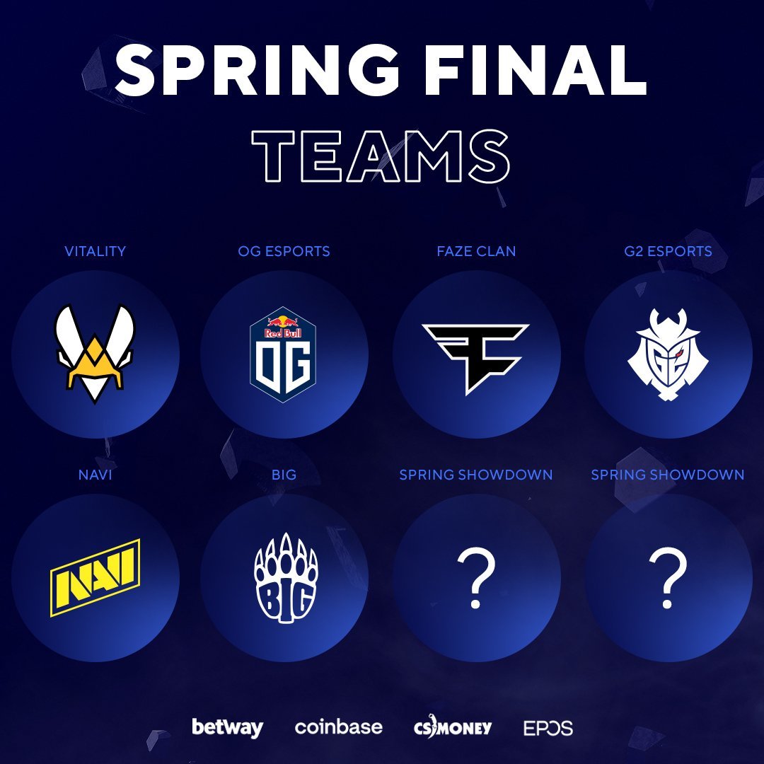 Here are the six teams that have qualified for the BLAST Premier Spring ...