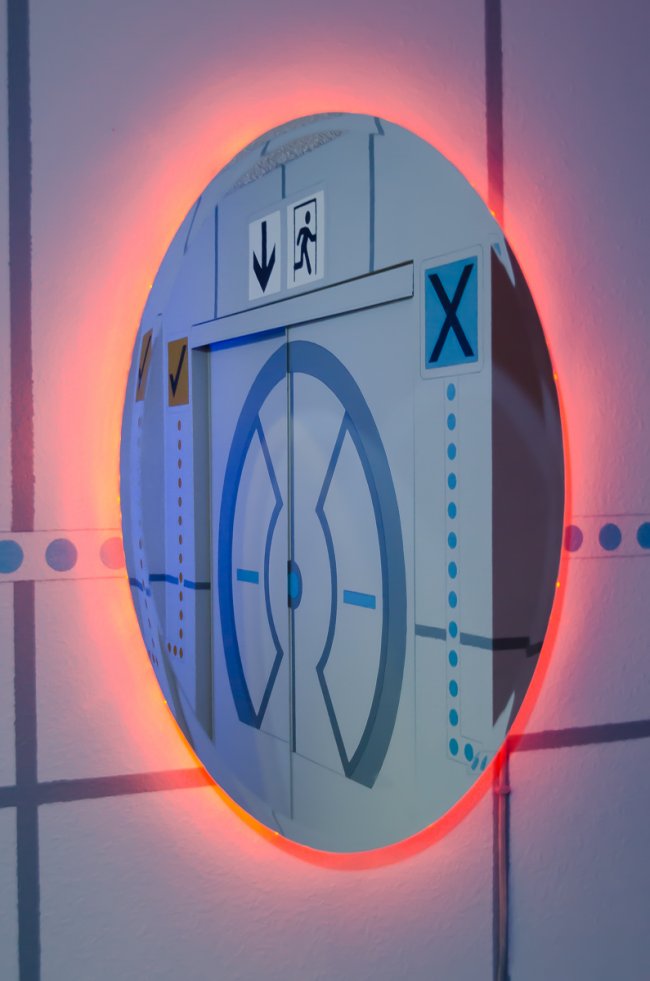 Awesome dad builds Portal bedroom for his son - Portal 2 - Gamereactor