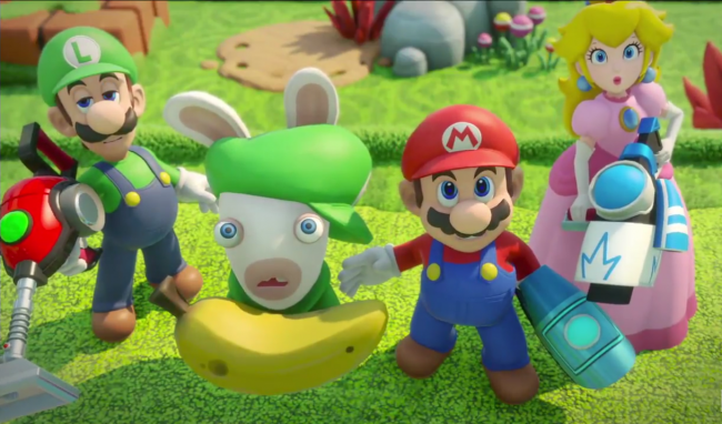Meet Rabbid Luigi in Mario + Rabbids Kingdom Battle