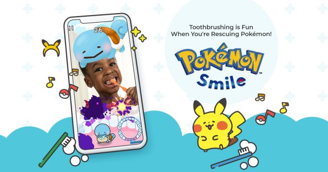 Pokémon Smile is a new app to help kids brush their teeth