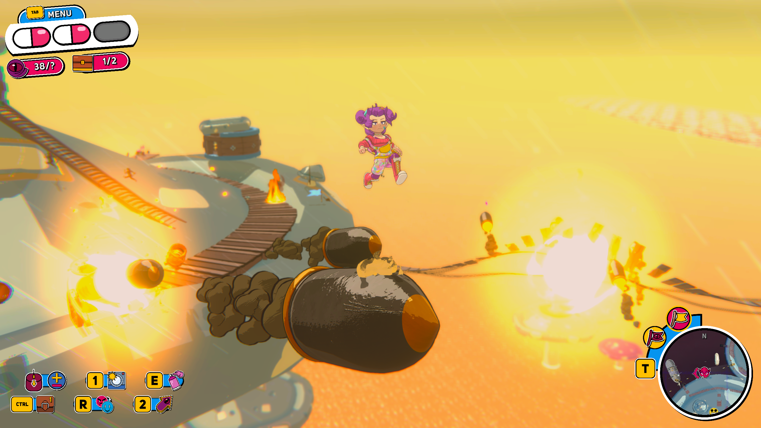 Demon Tides is an expressive 3D platformer set in a vast ocean world