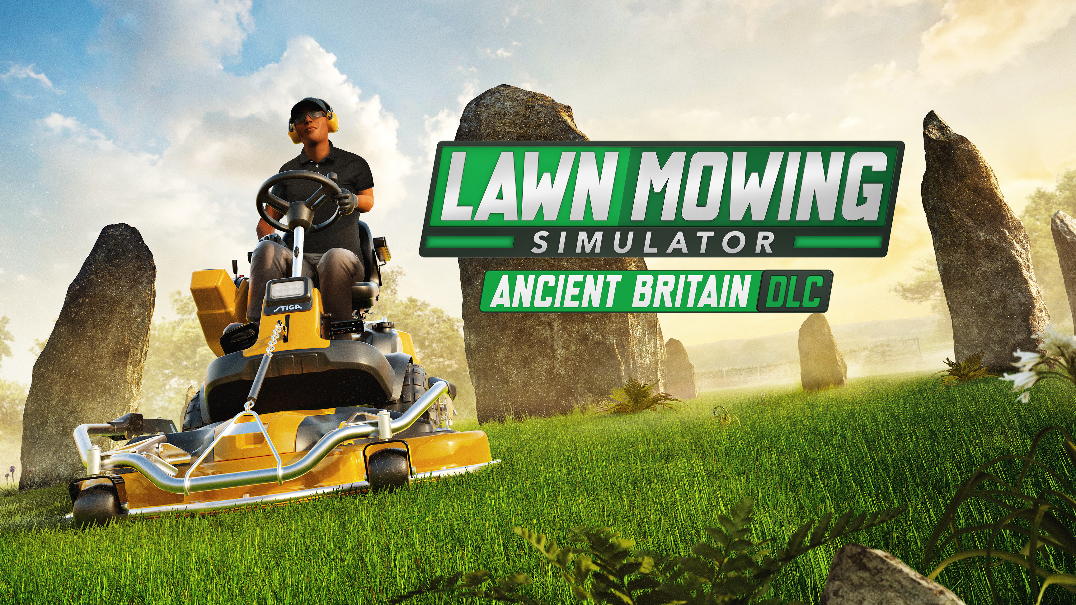 Lawn Mowing Simulator's Ancient Britain DLC is now available