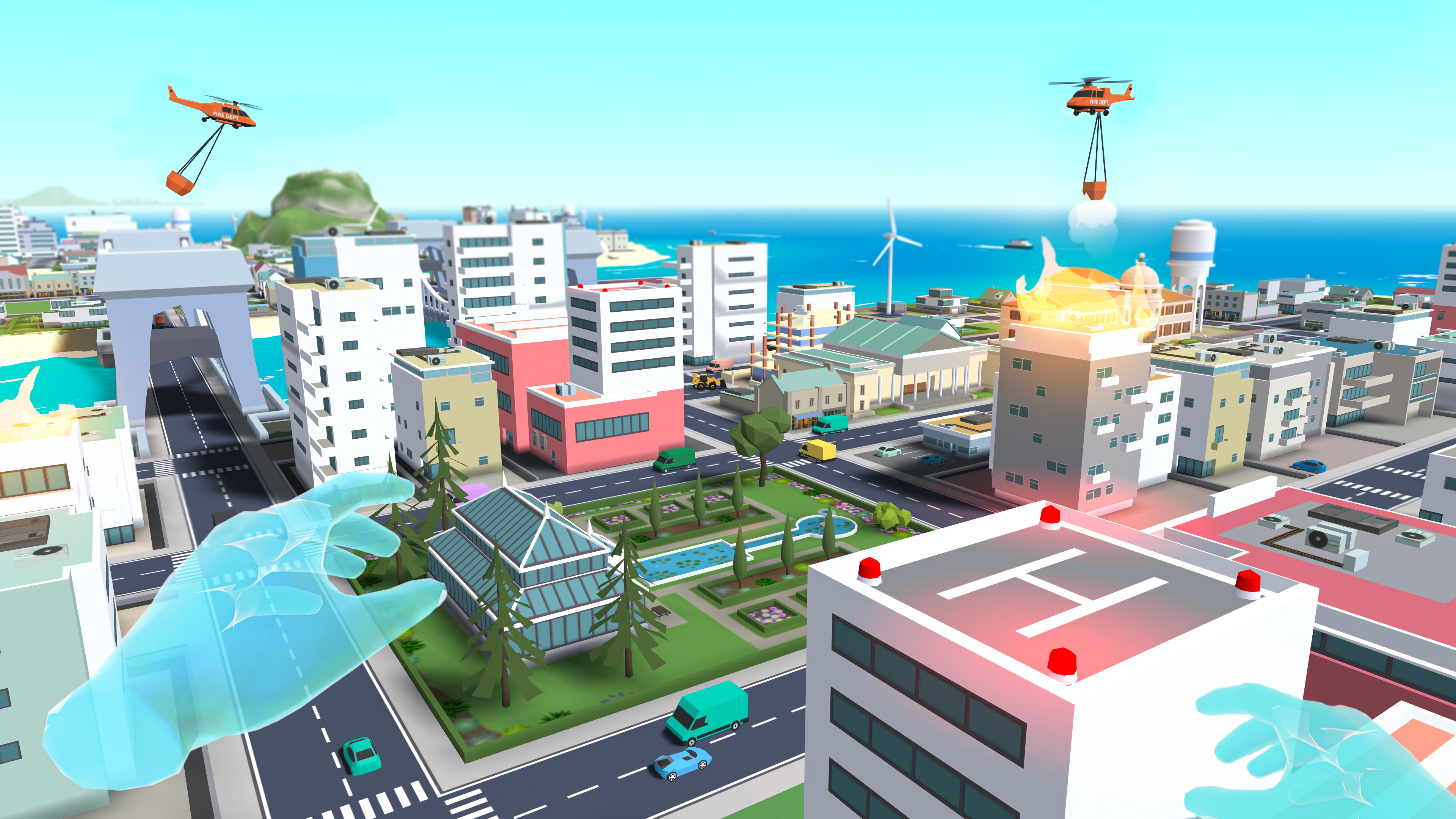 nDreams first published game is the VR city creation game Little Cities