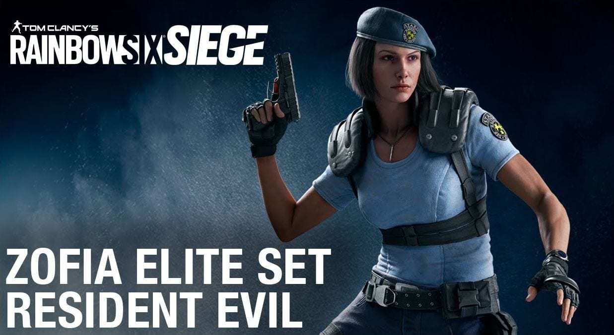 A new Jill Valentine skin is available in Rainbow Six: Siege
