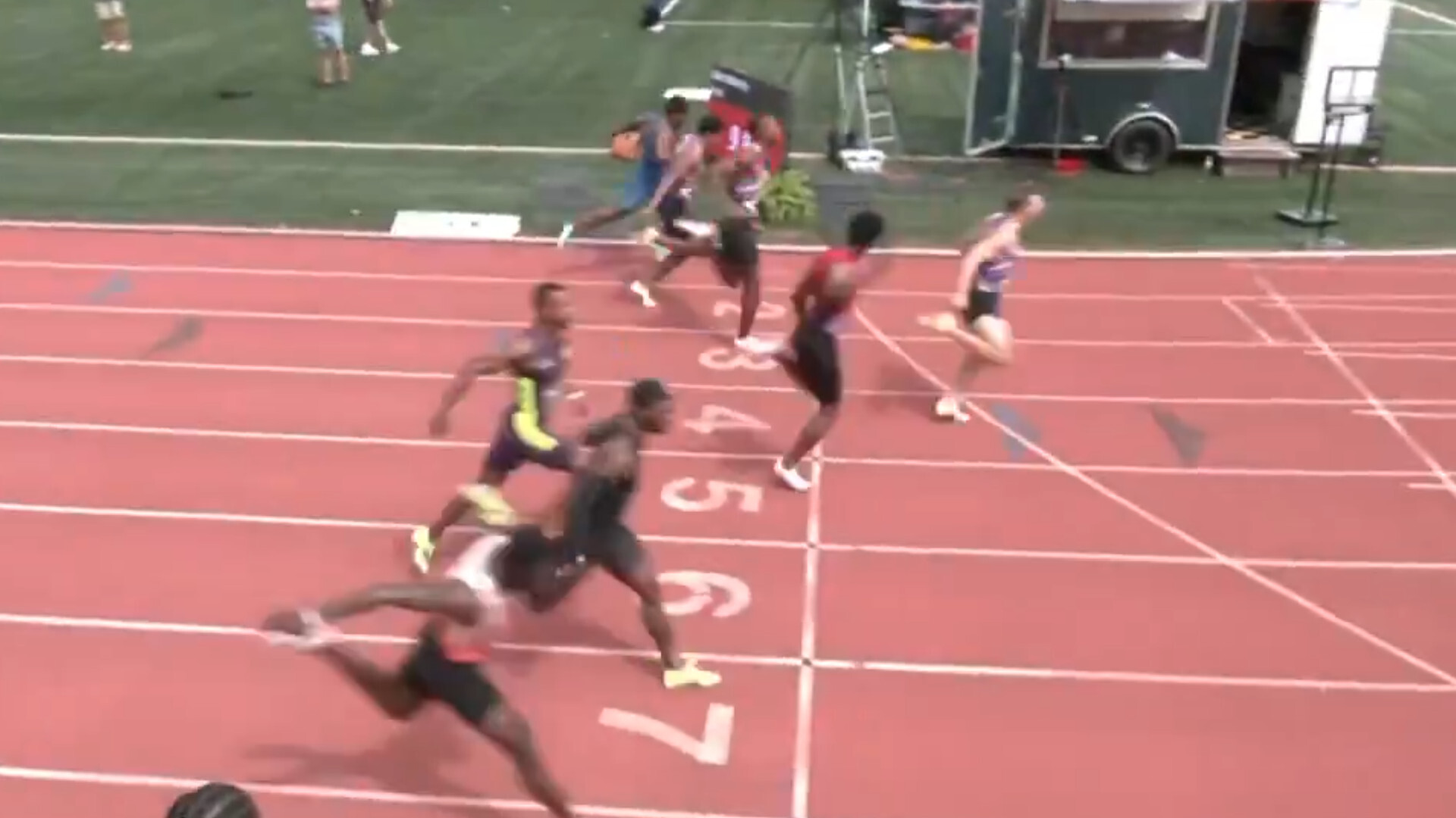 American Sam Blaskowski becomes "fastest white man in the world" after ...