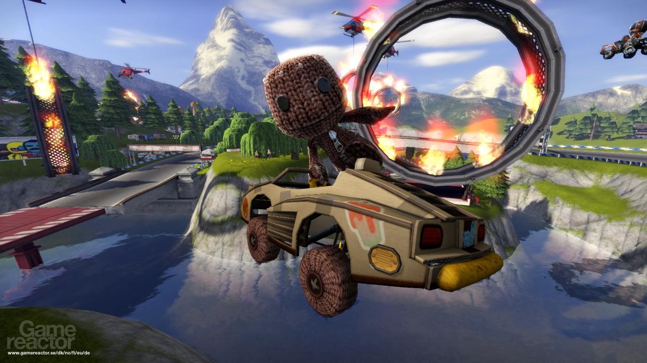 Sackboy in ModNation Racers