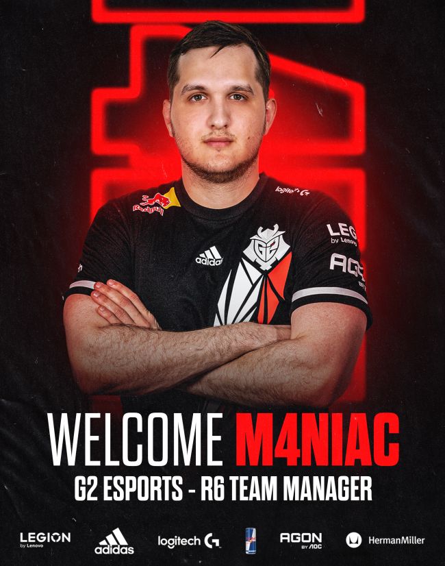 G2 Esports has brought on a new manager for its Rainbow Six Siege team ...