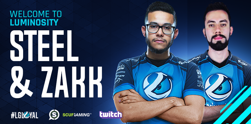 Luminosity Gaming sign Steel and Zakk - Counter-Strike: Global ...