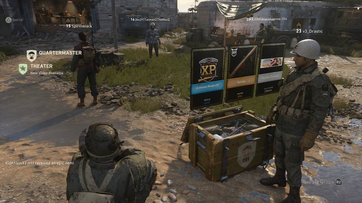 Call of Duty: WWII's microtransactions have landed