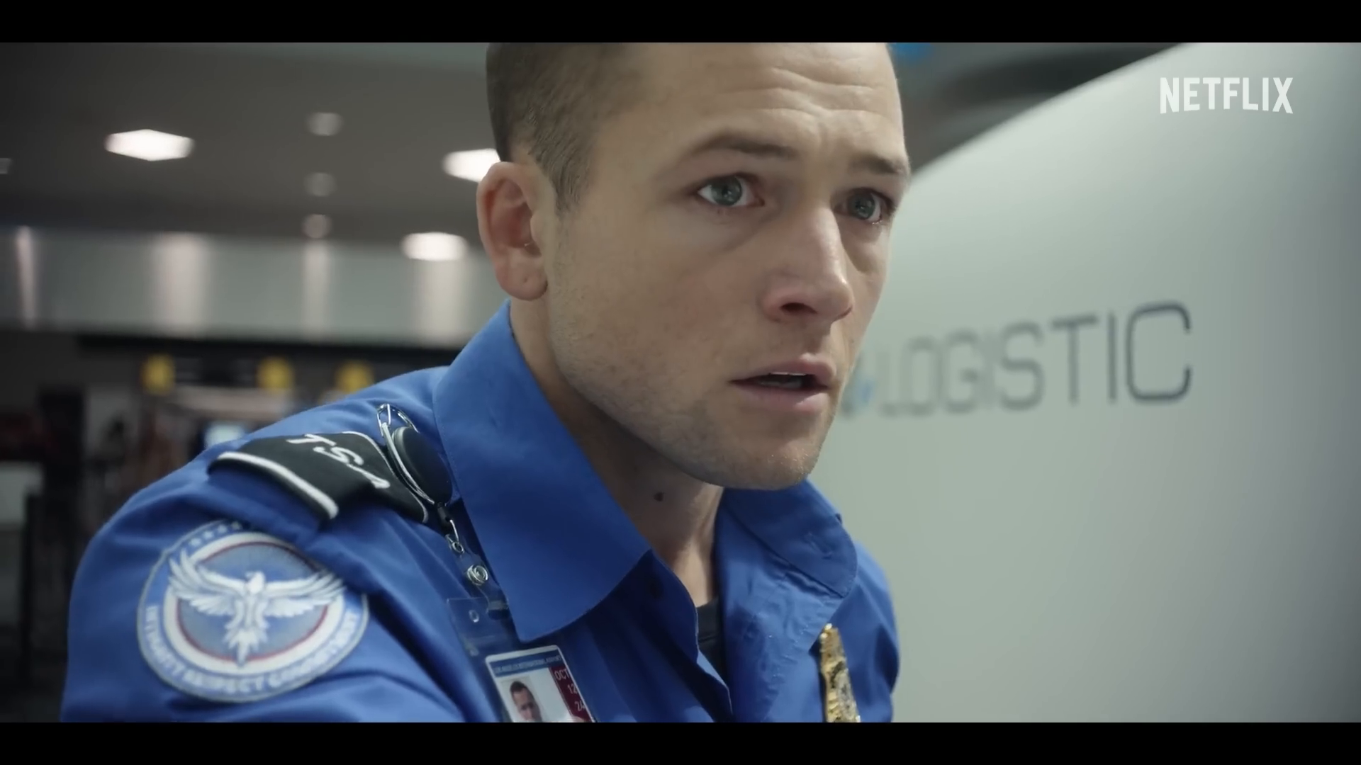 Taron Egerton lets a mysterious package slip through TSA in Netflix's ...