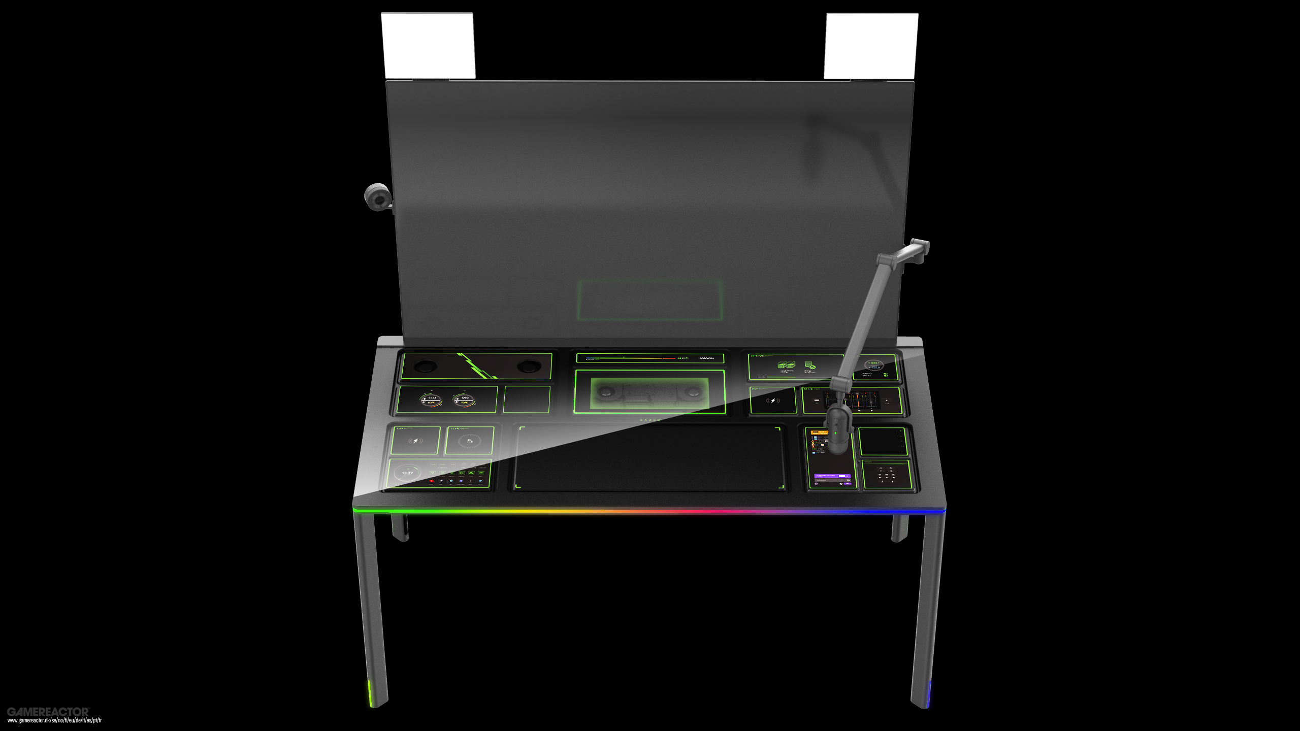 Razer unveils a modular gaming desk and a haptic chair - - Gamereactor