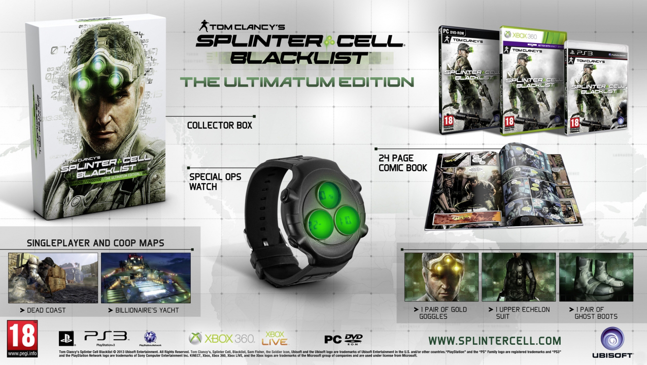 Splinter Cell: Blacklist - Special Editions