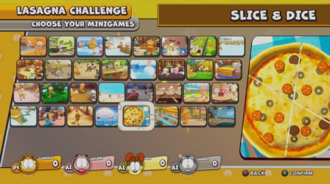 Garfield takes on Mario Party in Lasagna Party - Garfield Lasagna Party ...