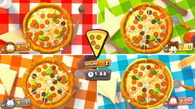 Garfield takes on Mario Party in Lasagna Party - Garfield Lasagna Party ...