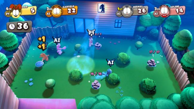 Garfield takes on Mario Party in Lasagna Party - Garfield Lasagna Party ...