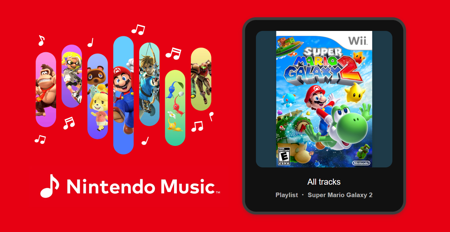 More Super Mario Galaxy songs added to Nintendo Music - Super Mario ...