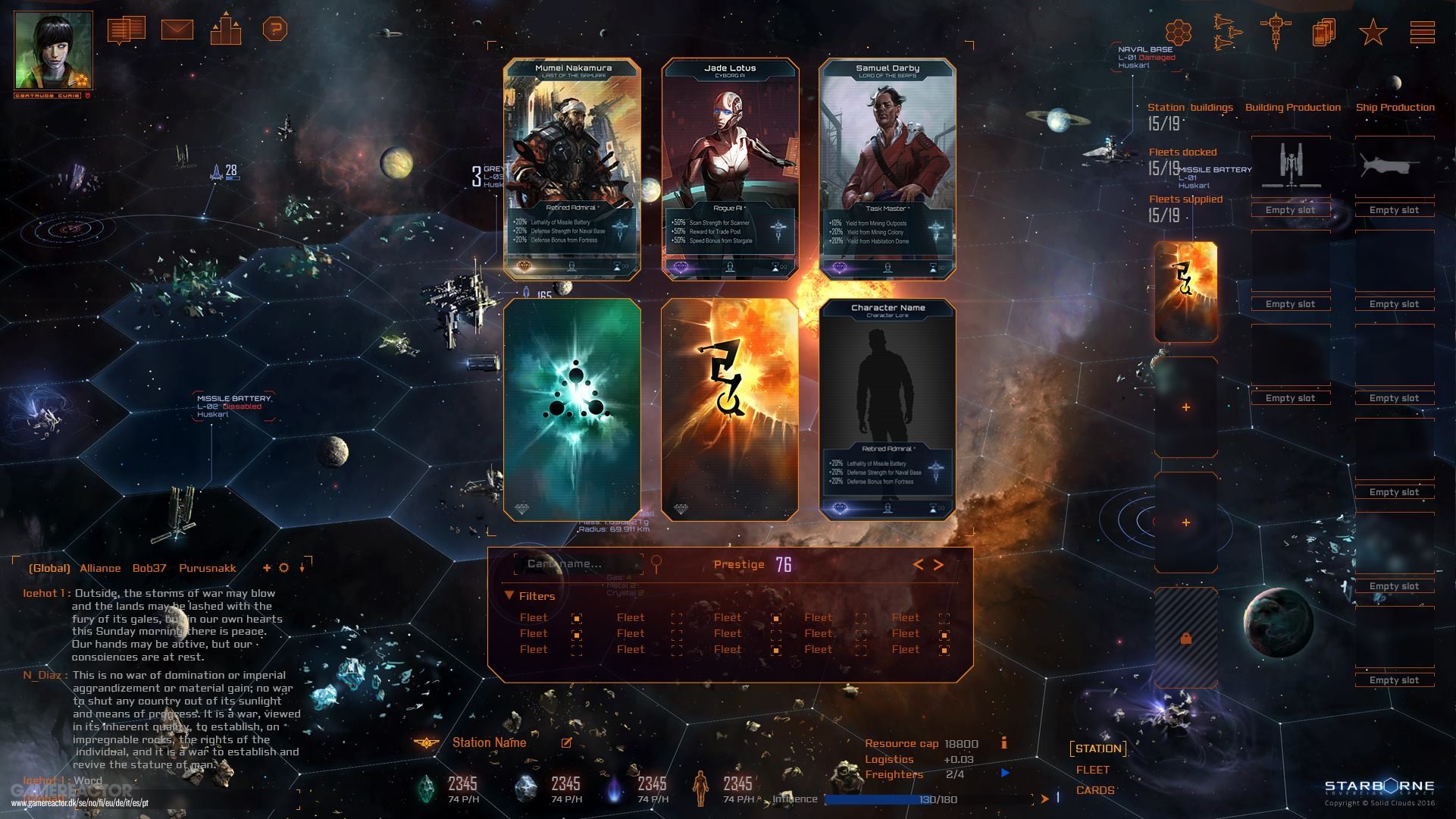 Starborne games can last up to six months