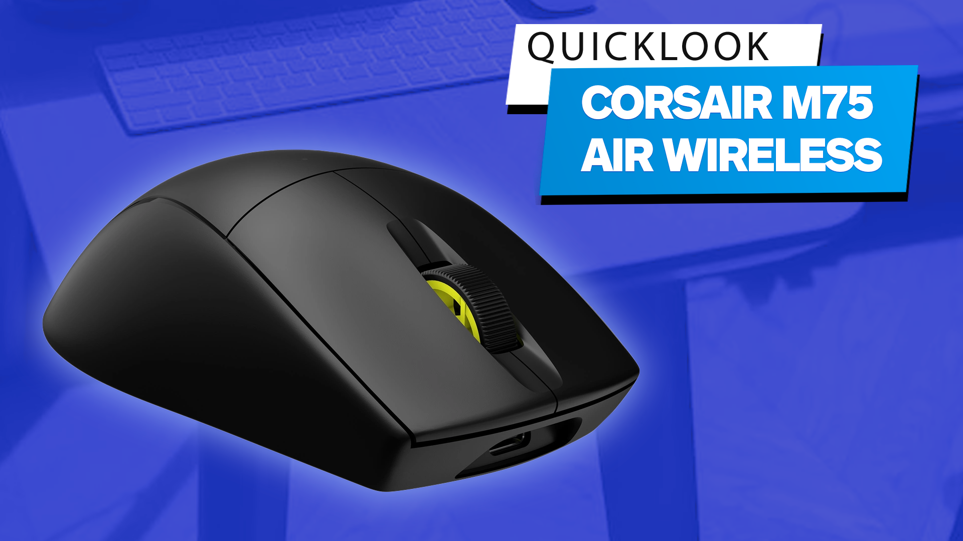 Corsair steps into the lightweight mouse game with the M75 Air Wireless ...