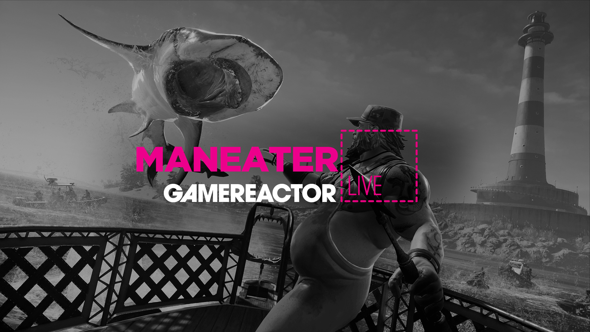 We're chomping humans in Maneater for today's stream