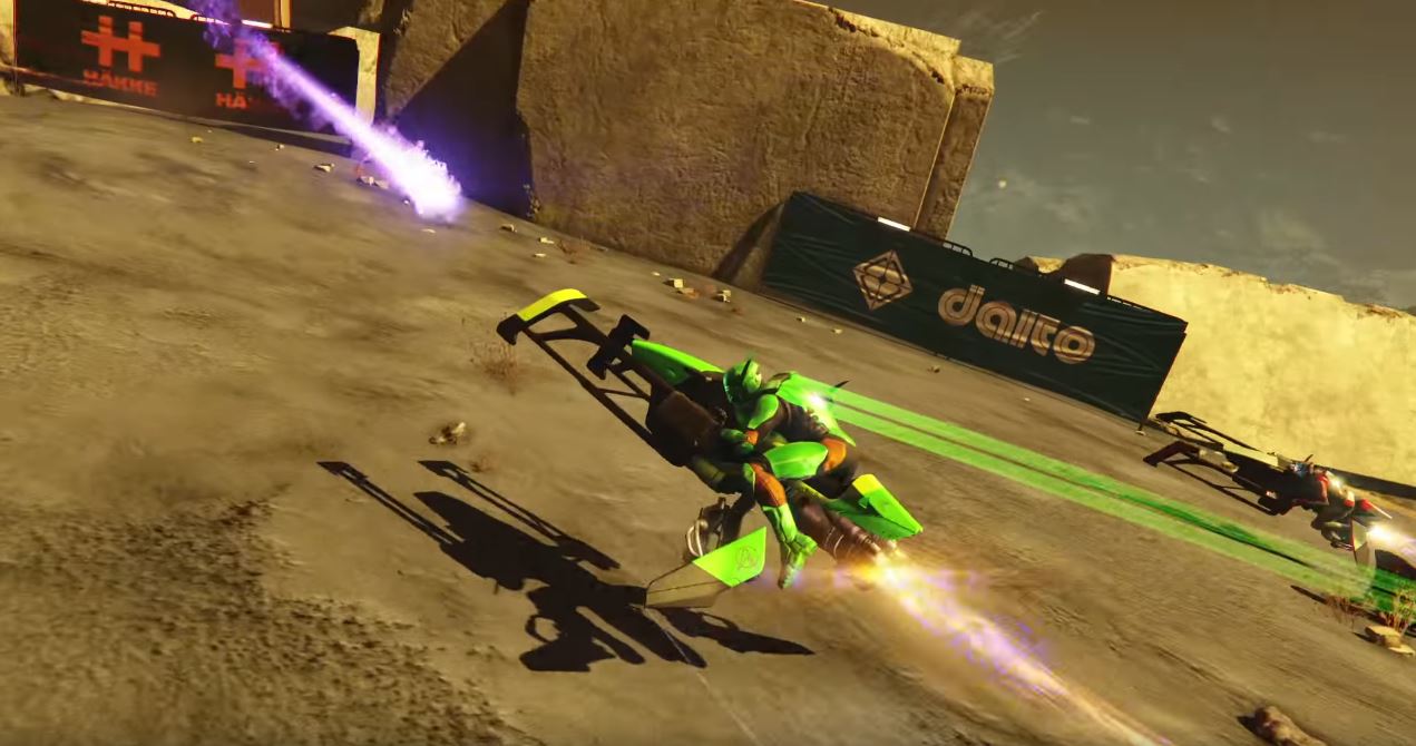 We play the new tracks in Destiny's Sparrow Racing League
