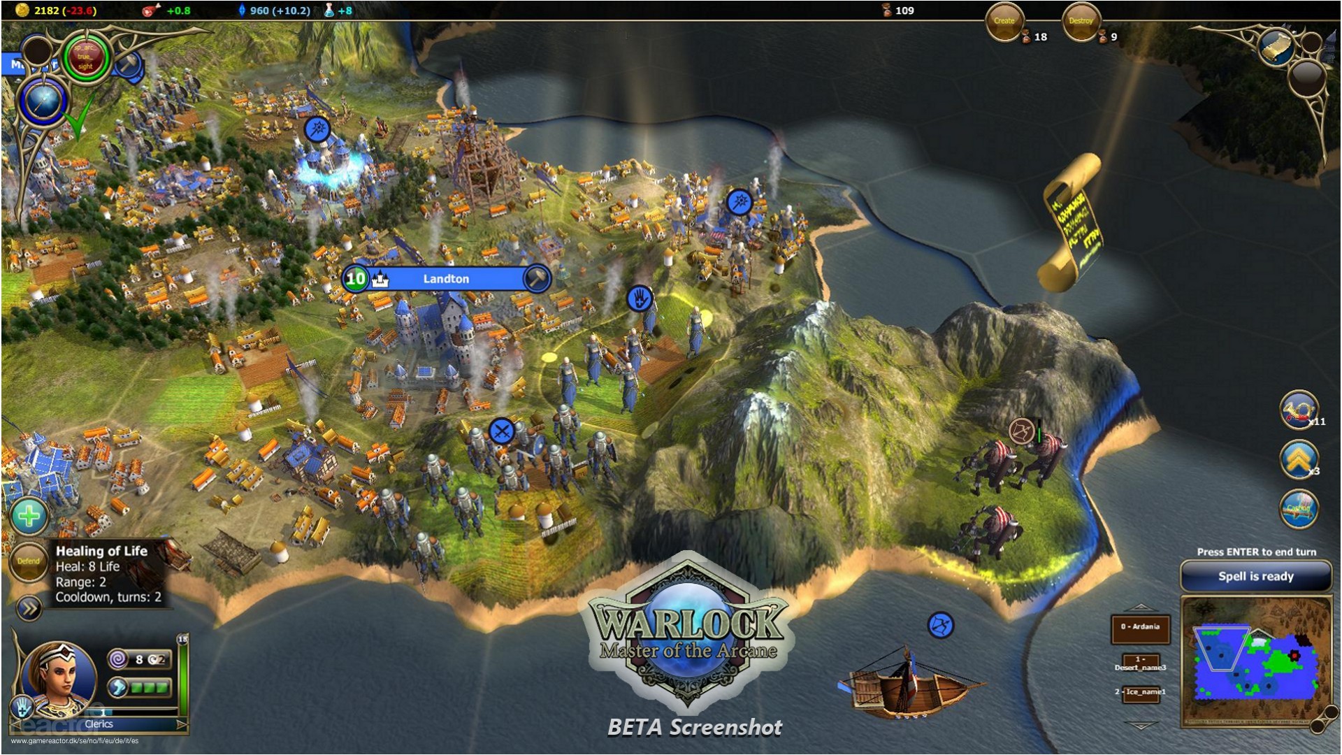 Warlock: Master of the Arcane Preview - Gamereactor