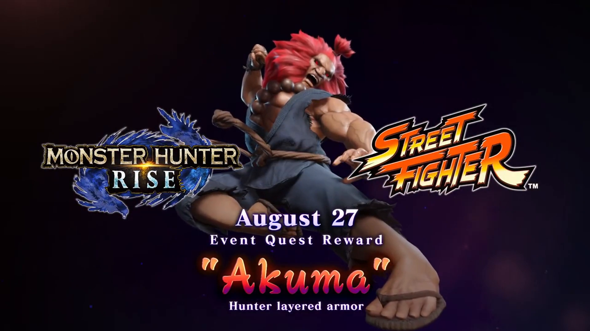 Monster Hunter Rise's latest Capcom collab is with Street Fighter