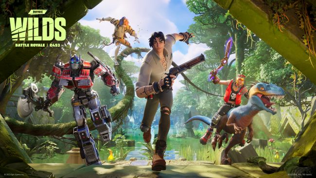 Fortnite's new jungle, riding dinosaurs, Transformers and more shown in ...