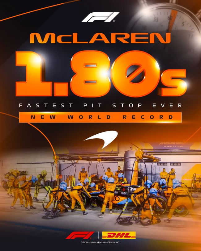 McLaren has set a new pitstop world record - - Gamereactor