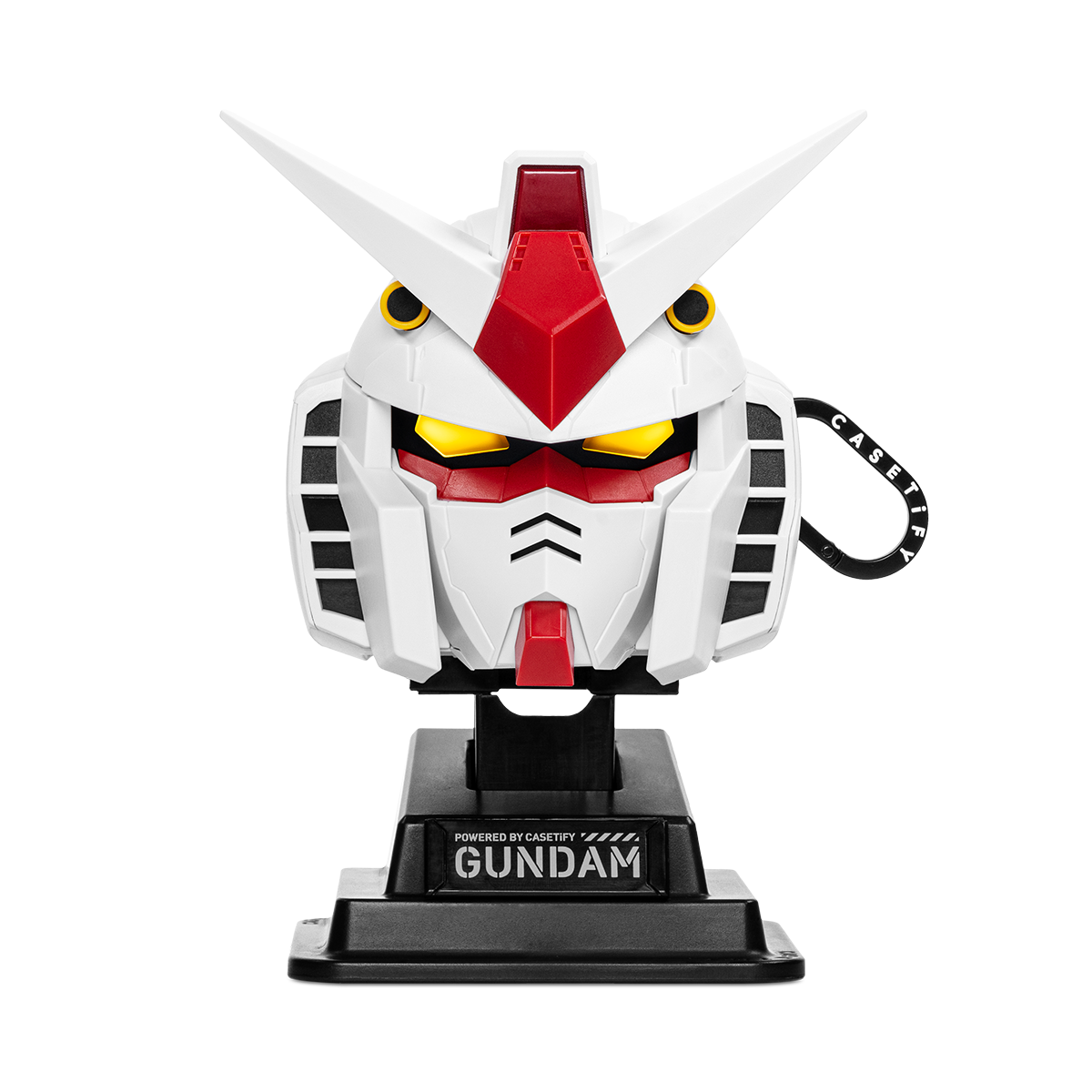 Show your allegiance with Casetify's Gundam head earbuds case ...