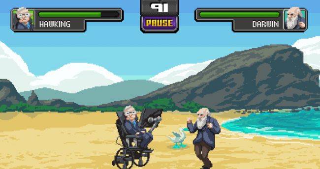 Science Combat has Darwin fighting Curie or Hawking - - Gamereactor