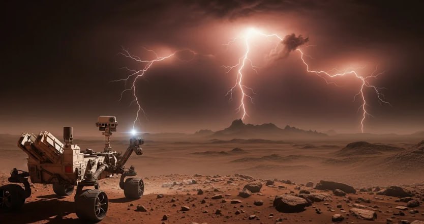 NASA detects lightning on Mars for first time - - Gamereactor