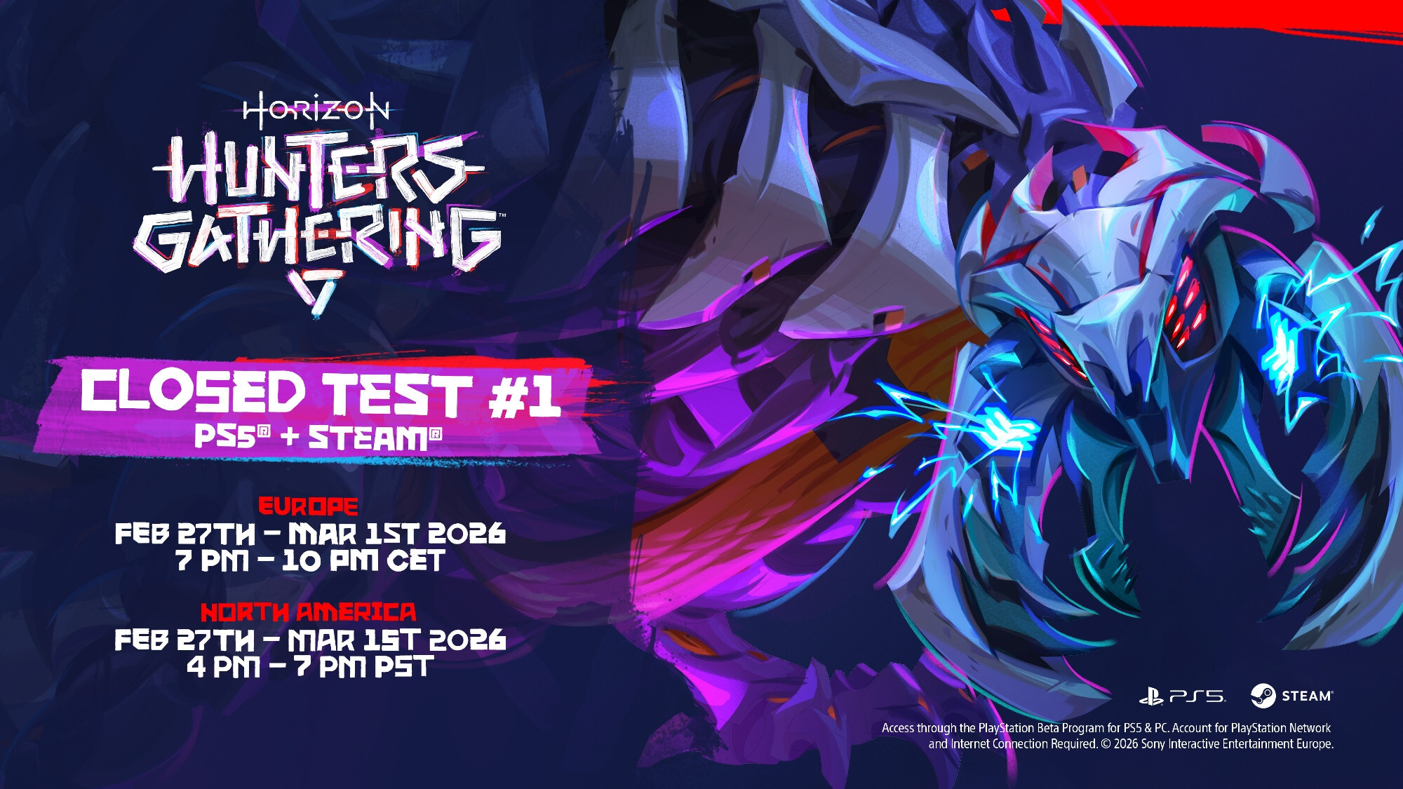 Horizon Hunters Gathering to get first beta playtest this week