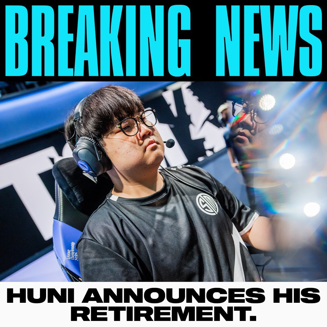 TSM and League of Legends veteran Huni has decided to retire