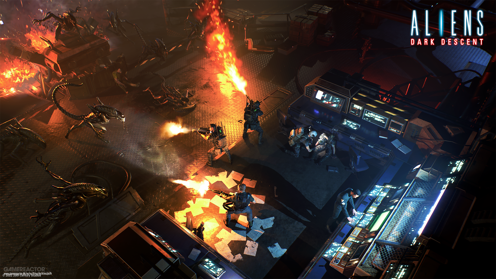 The tactical horror of Aliens: Dark Descent looks surprisingly scary ...