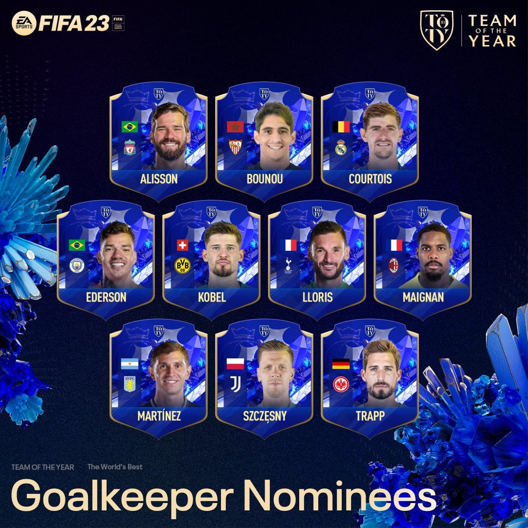The FIFA 23 Team of the Year nominees have been announced
