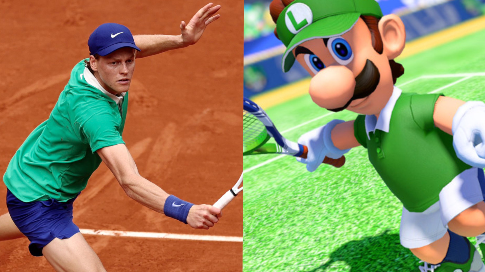 Jannik Sinner reacts to memes comparing him to Luigi from Super Mario ...