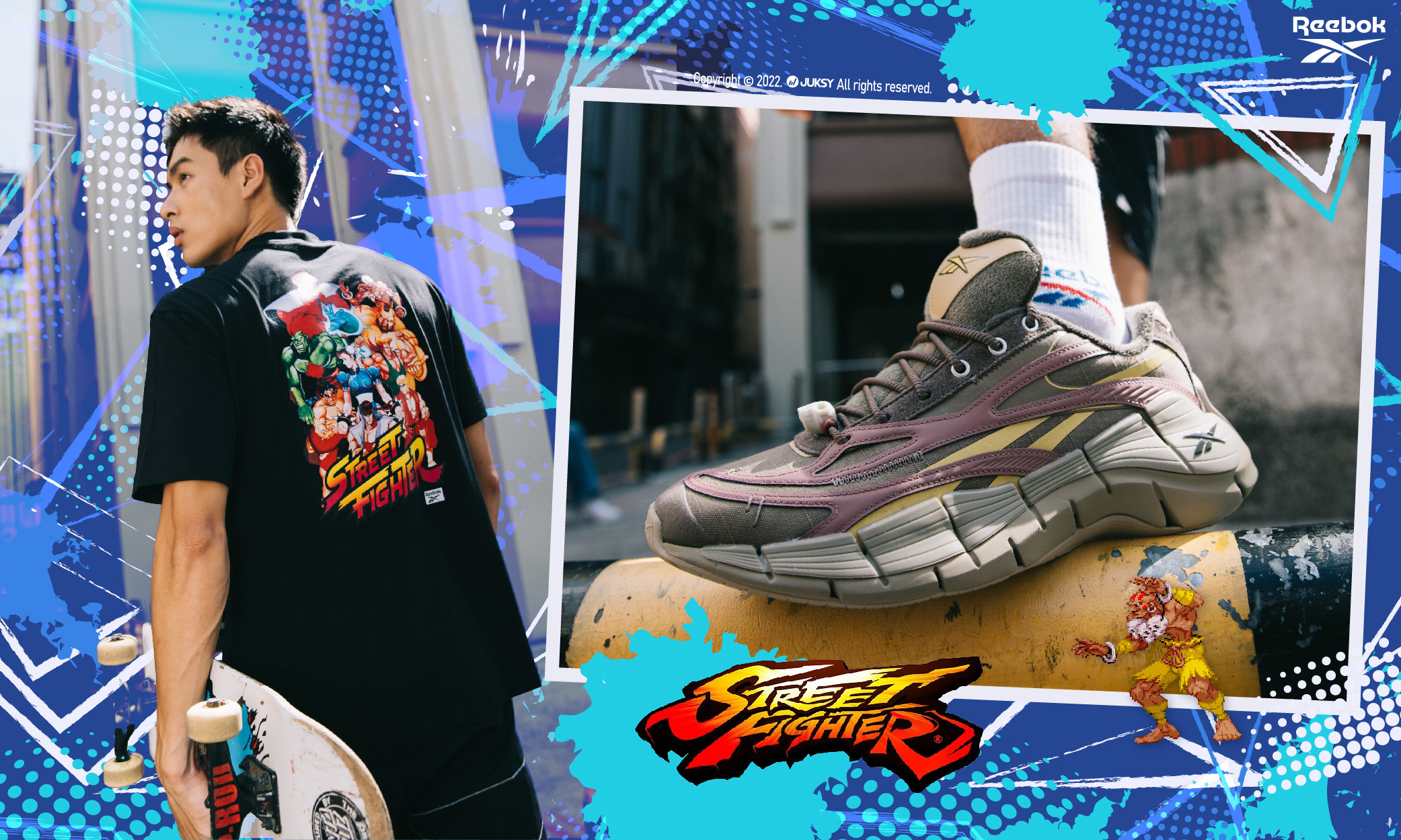 Reebok and Capcom launches Street Fighter collection - Street Fighter 6 ...