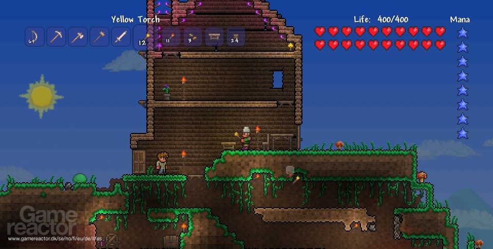 Terraria's latest update brings it up to par with the PC version