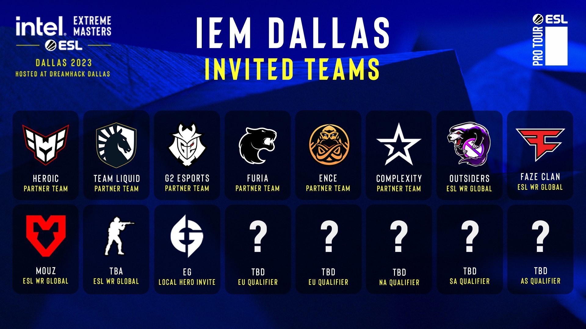 The IEM Dallas invited teams have been announced - Counter-Strike: Global Offensive - Gamereactor