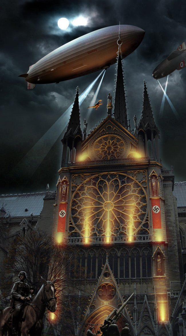 The Saboteur caught in the act