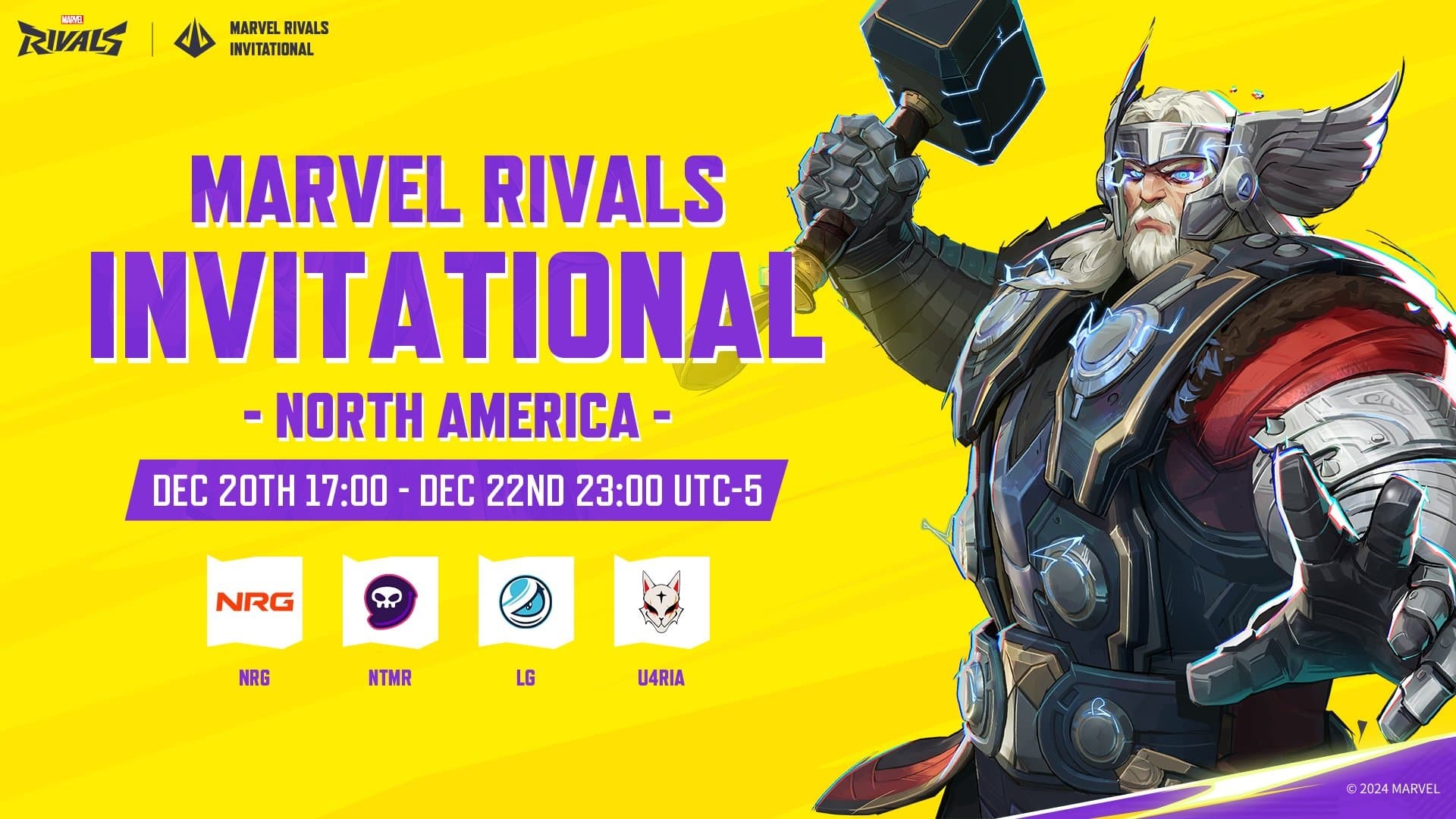 We'll get our first taste of Marvel Rivals eSports this weekend