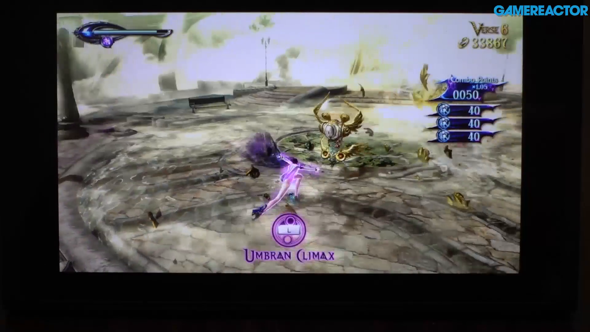 Here's what Bayonetta 2 looks like in handheld mode