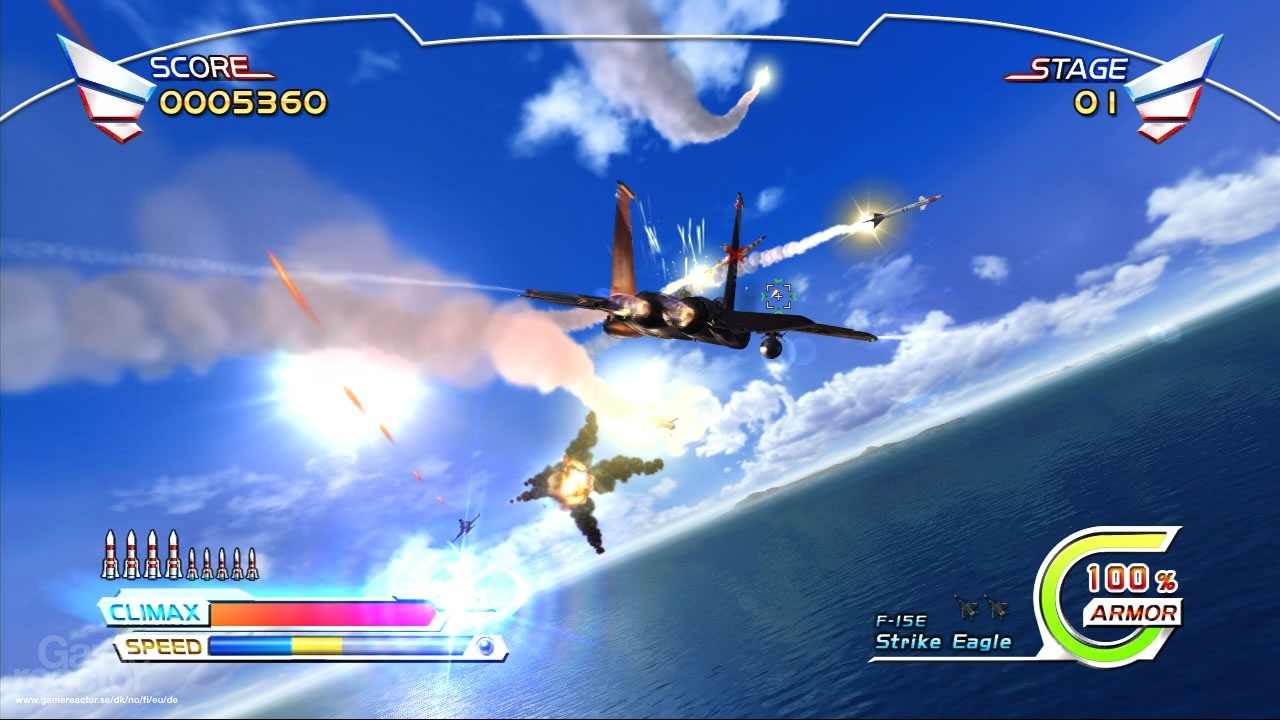 After Burner Climax screens