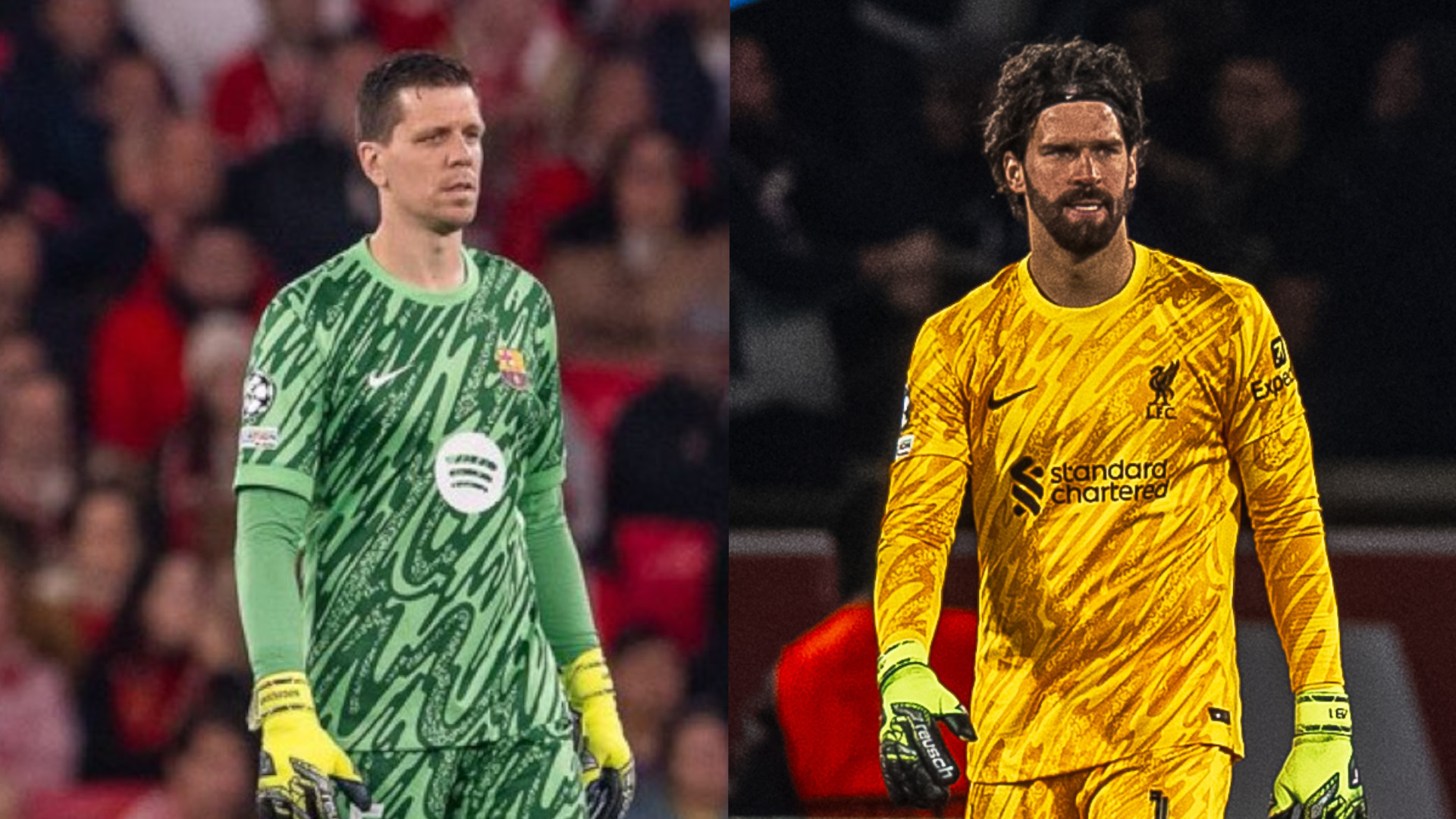 Goalkeepers became the stars last night: Alisson and Szczęsny hailed as ...