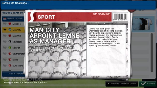 Football Manager Classic 2014 Review - Gamereactor