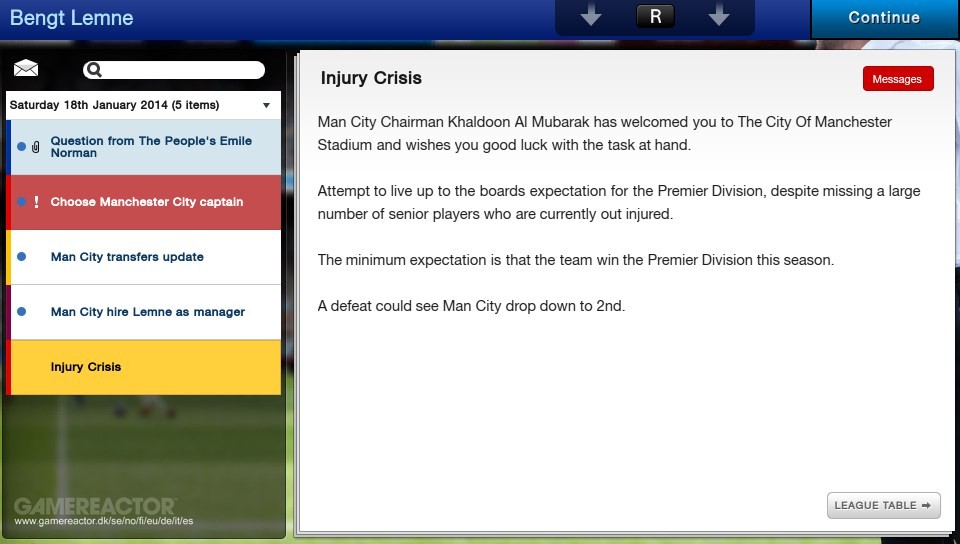 Football Manager Classic 2014 Review - Gamereactor