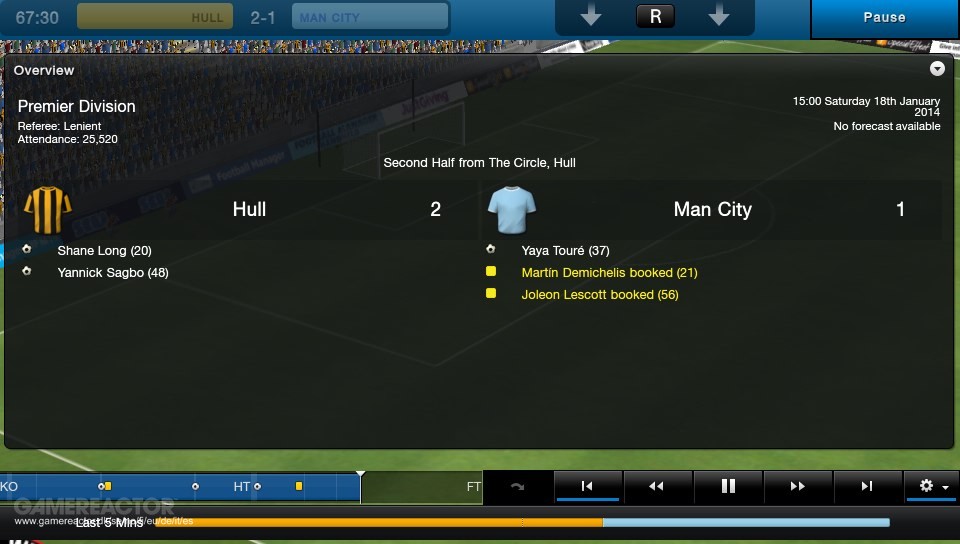 Football Manager Classic 2014 Review - Gamereactor