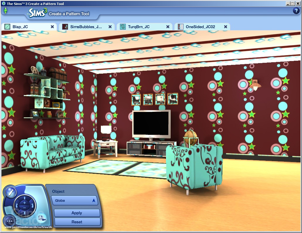 Create patterns for The Sims 3