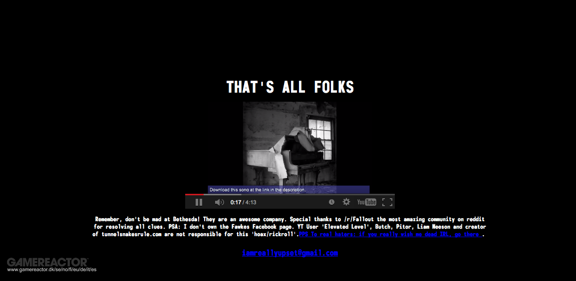 Fallout 4 countdown hoax explained